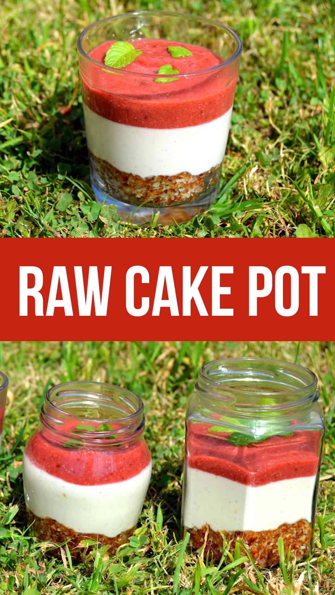 Raw Strawberry Cheesecake Pots – Nest and Glow