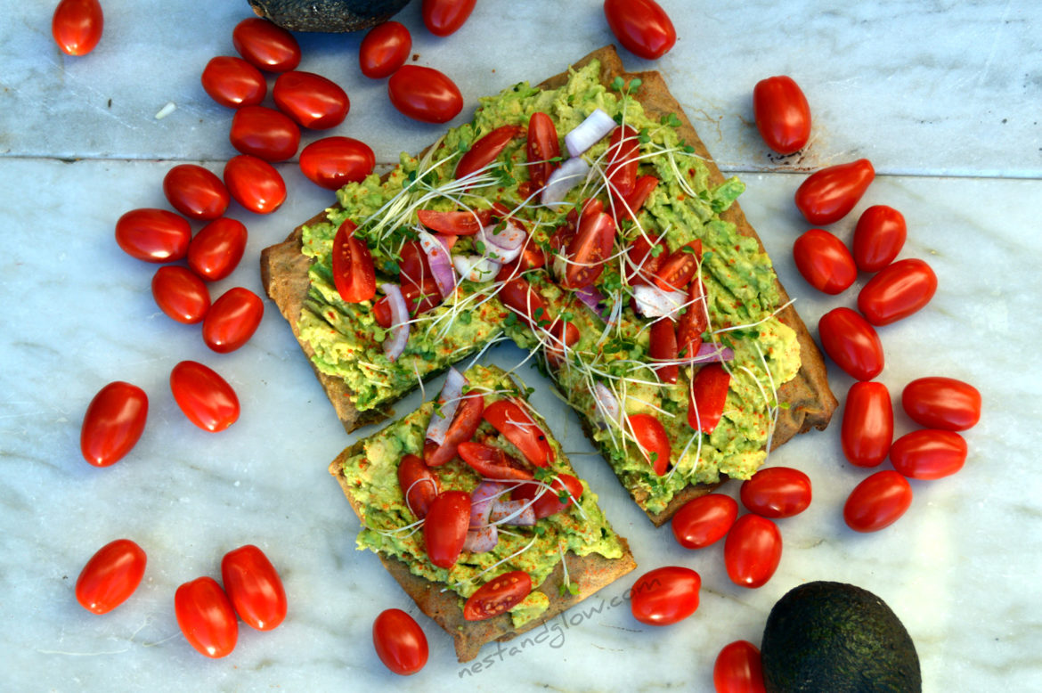 Avocado Toast on Quinoa Bread – Nest and Glow