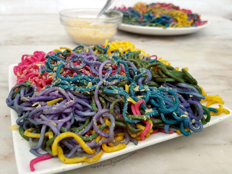 Natural Rainbow Noodles – Nest and Glow