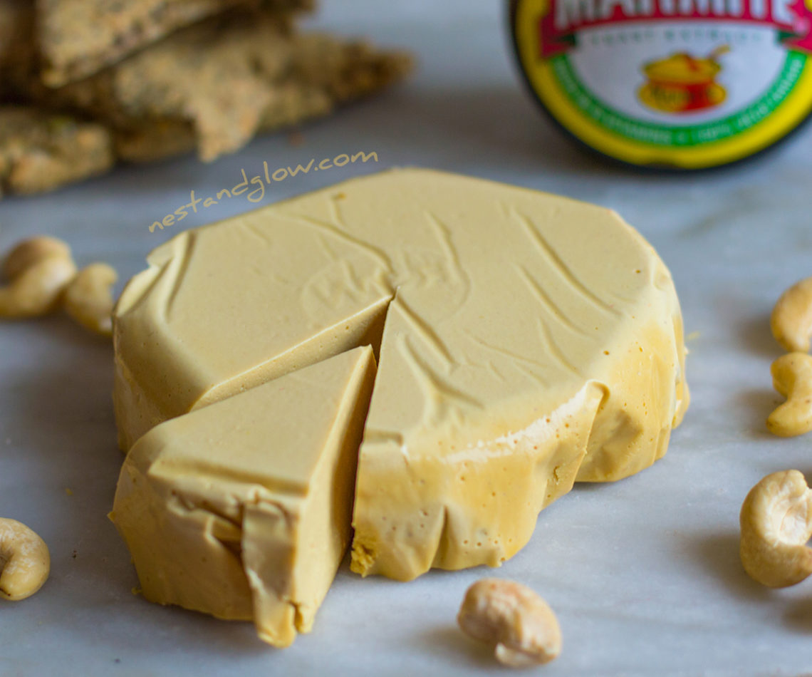 Marmite Cashew Vegan Cheese Recipe - Easy and Heart-healthy