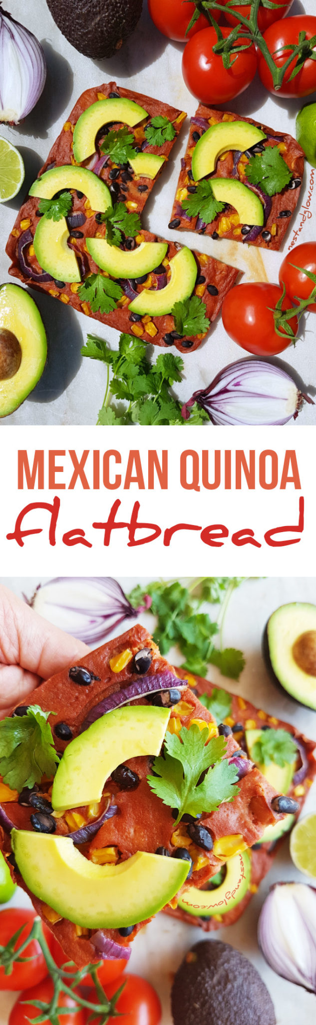 Mexican Quinoa Flatbread – Nest and Glow