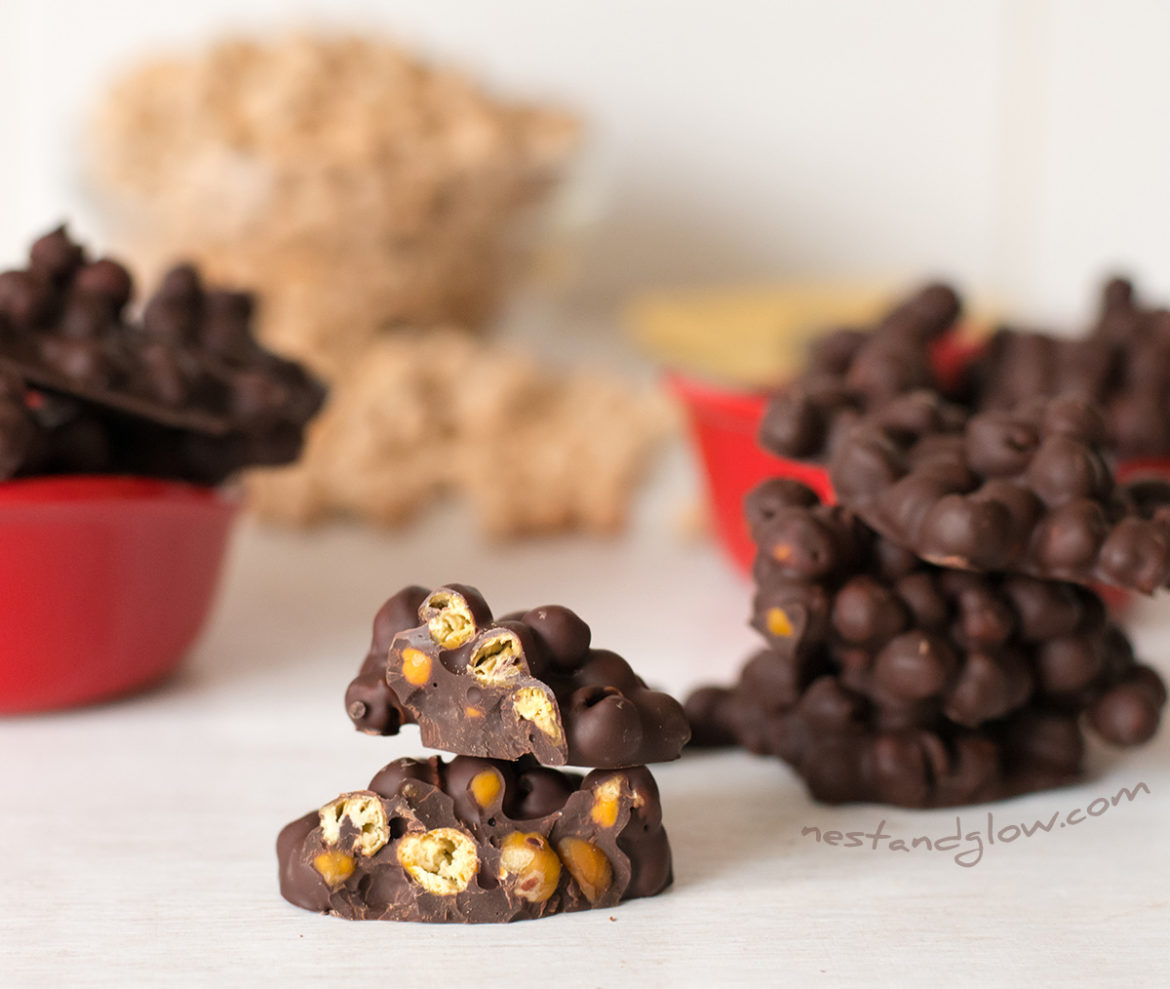 2-Ingredient Protein Candy – Chickpea and Chocolate Clusters – Nest and ...