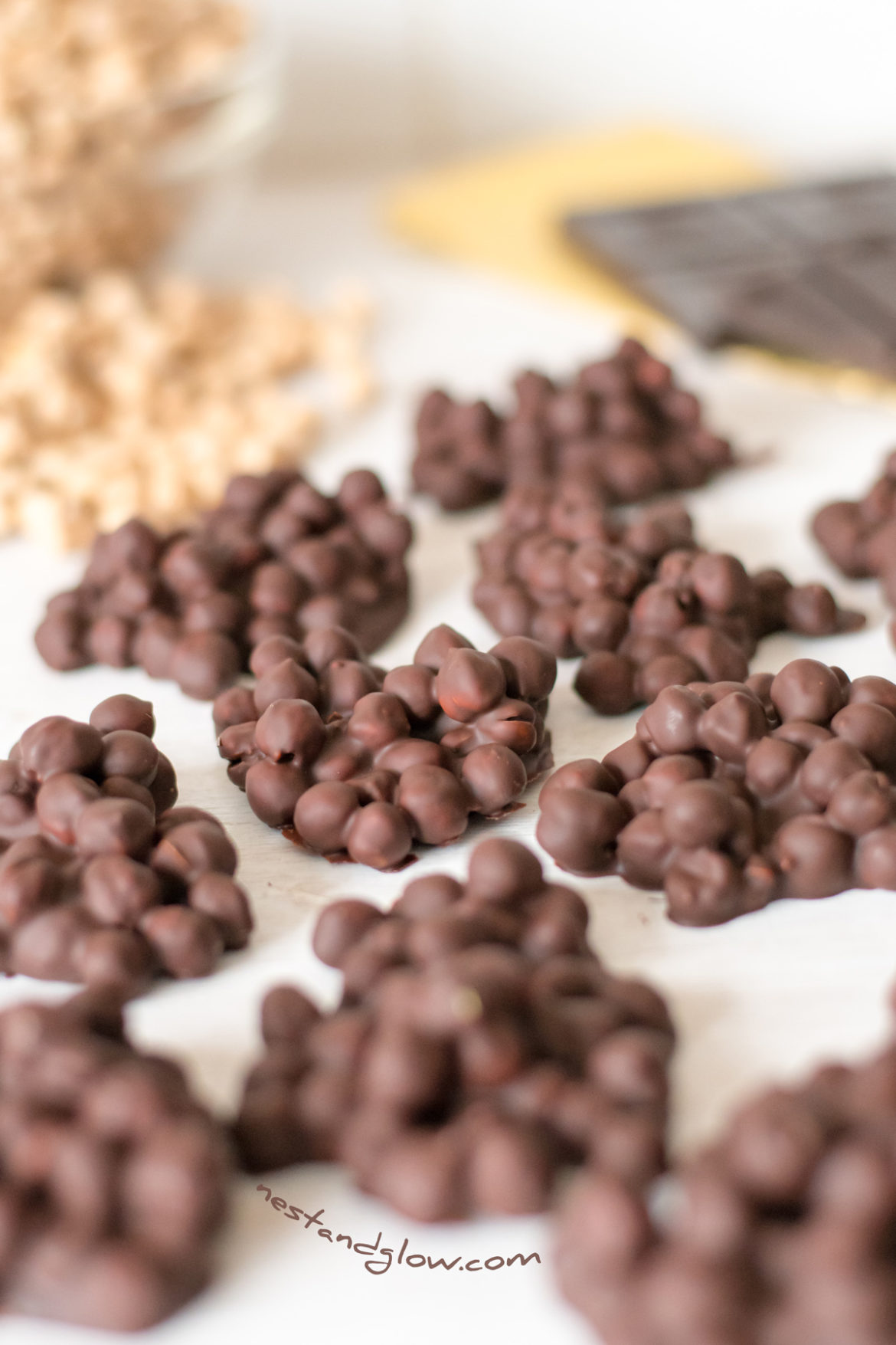 2-Ingredient Protein Candy – Chickpea and Chocolate Clusters – Nest and ...