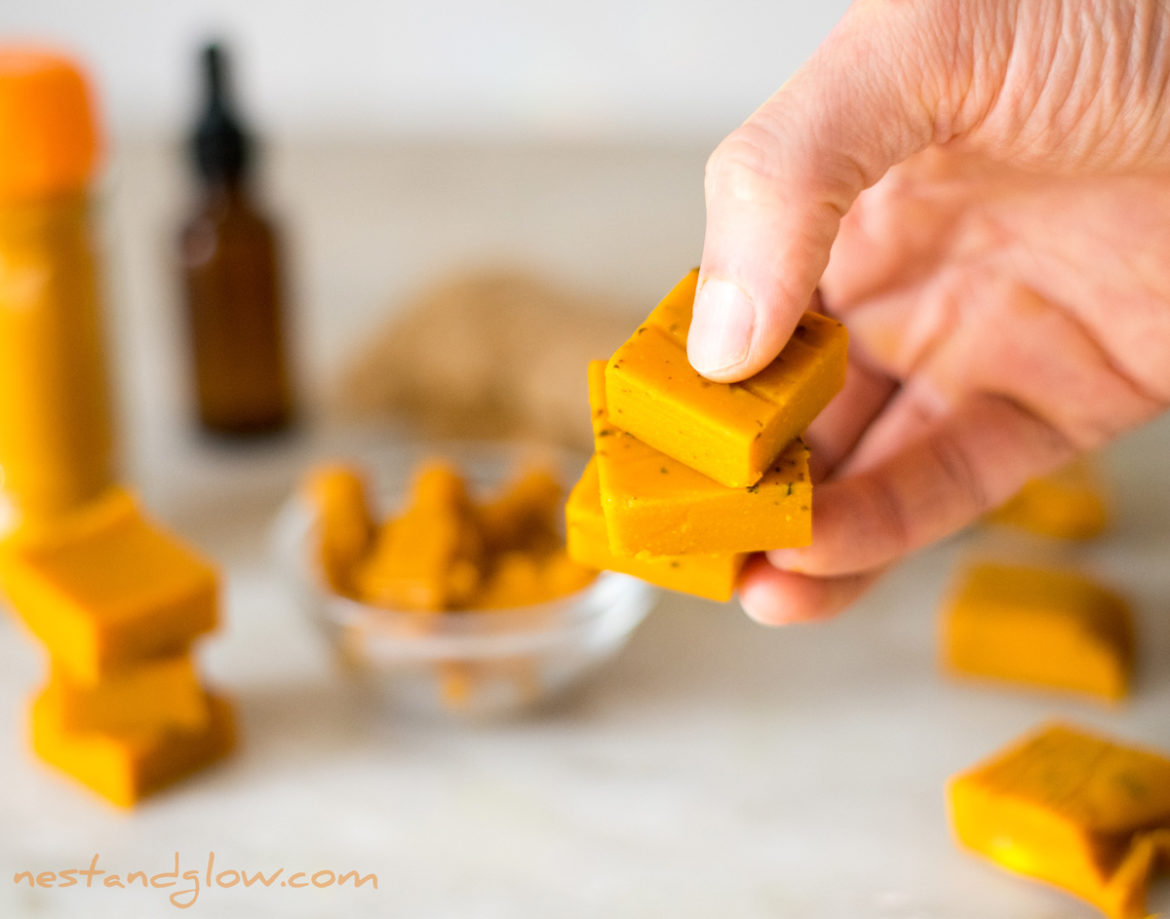 CBD Infused Sweets with Turmeric and Ginger – Nest and Glow