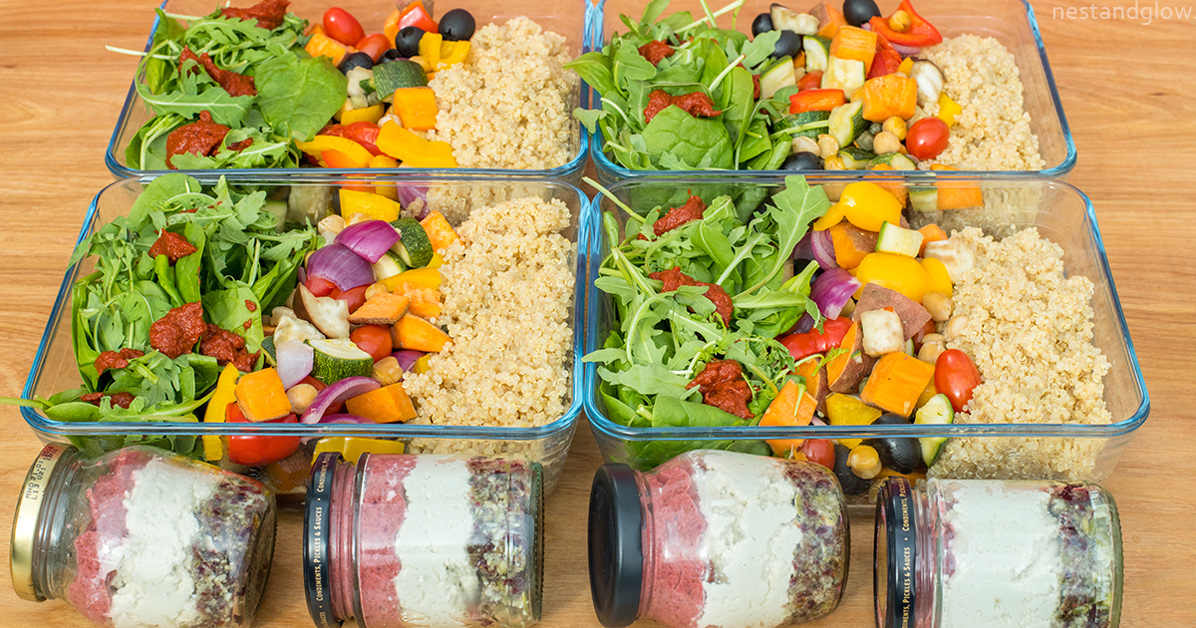 Easy High Protein Vegan Meal Prep Recipes Nest And Glow easy-high-protein-vegan-meal-prep-recipes-nest-and-glow