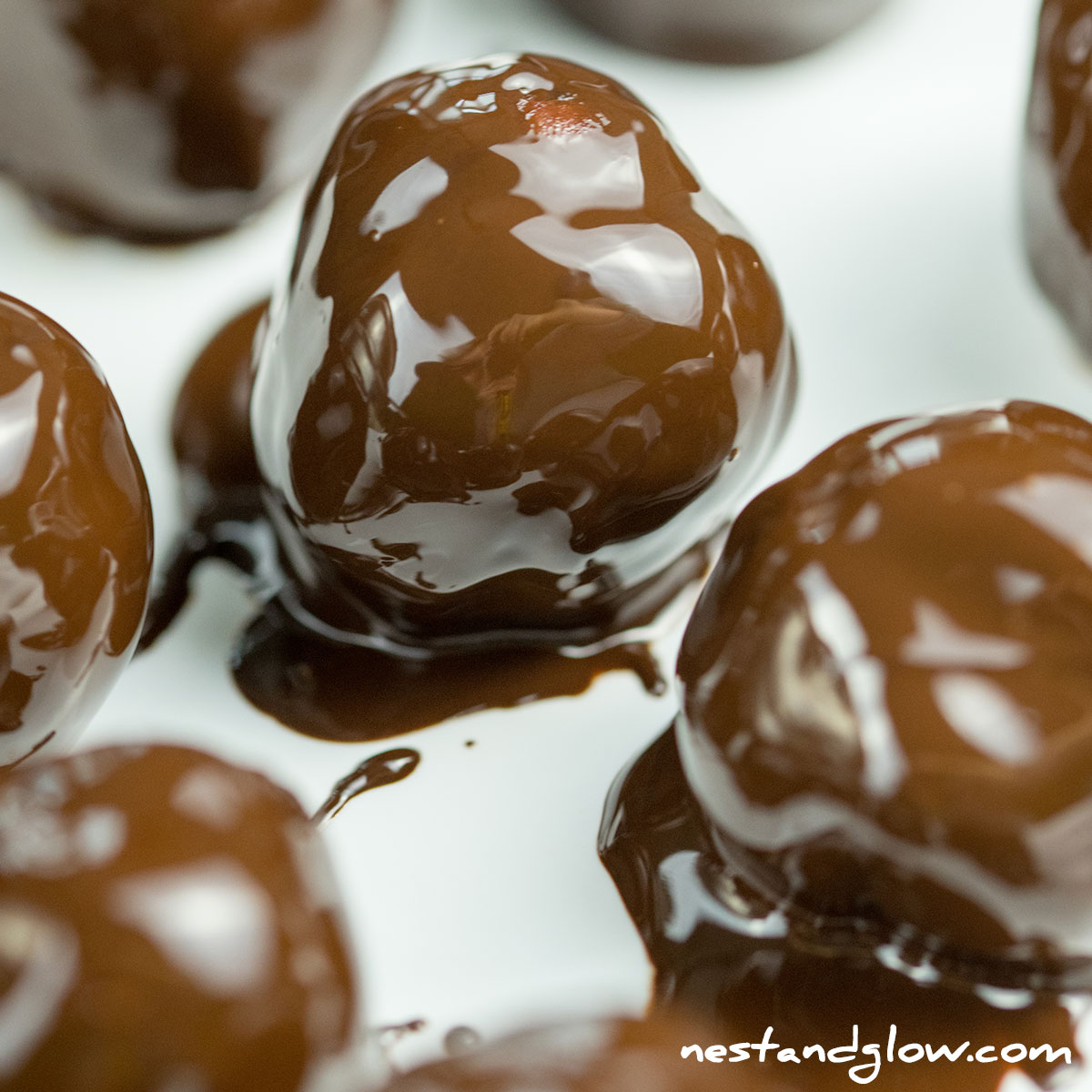 3 Ingredient Cranberry Chocolate Candy - vegan + healthy